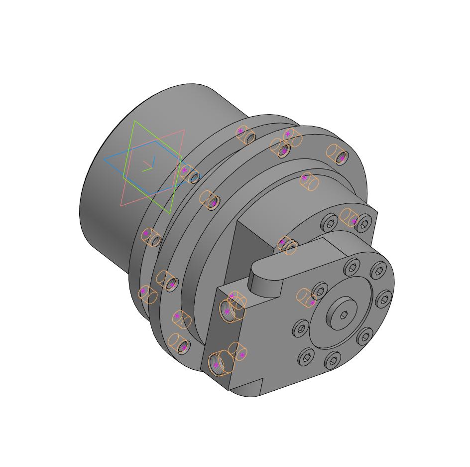 Редуктор хода SMT1009 Brevini - Чертежи, 3D Модели, Проекты ...