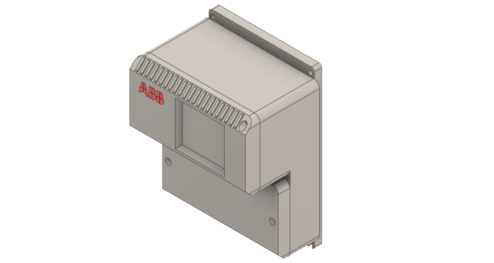 ABB Flowmeter-TX корпус трансмиттера расходомера - Чертежи, 3D Модели ...